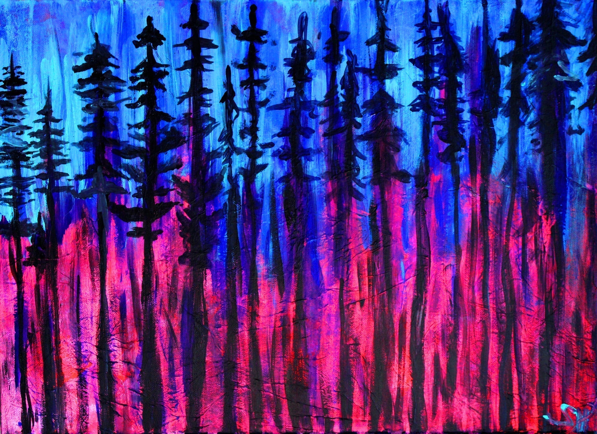 Twilight Trees – U Art Expressions