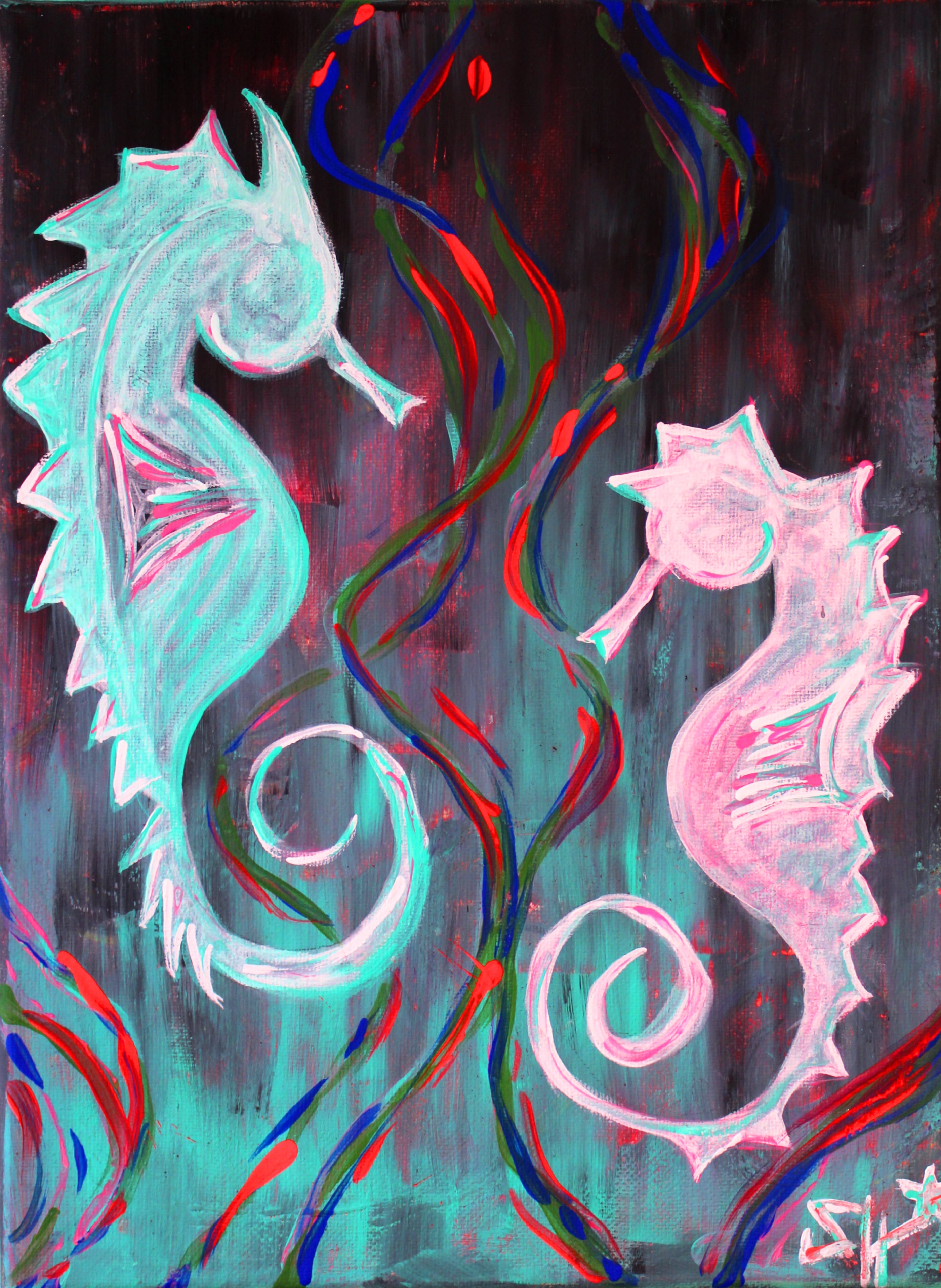 Sea Horses – U Art Expressions
